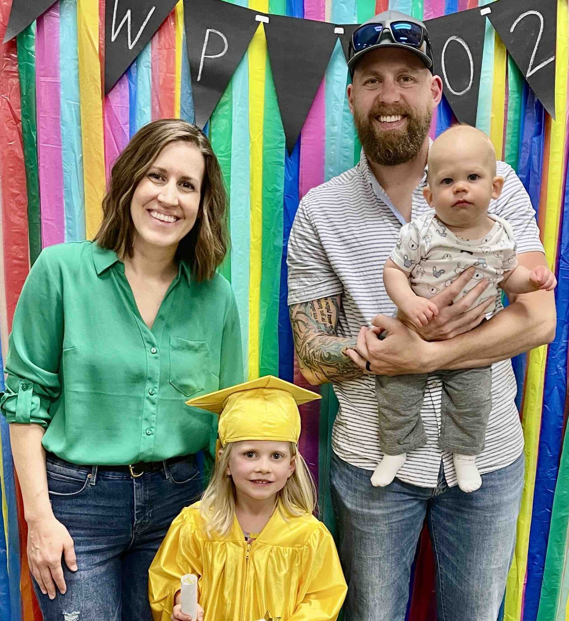 Kyle McCalla and his family.